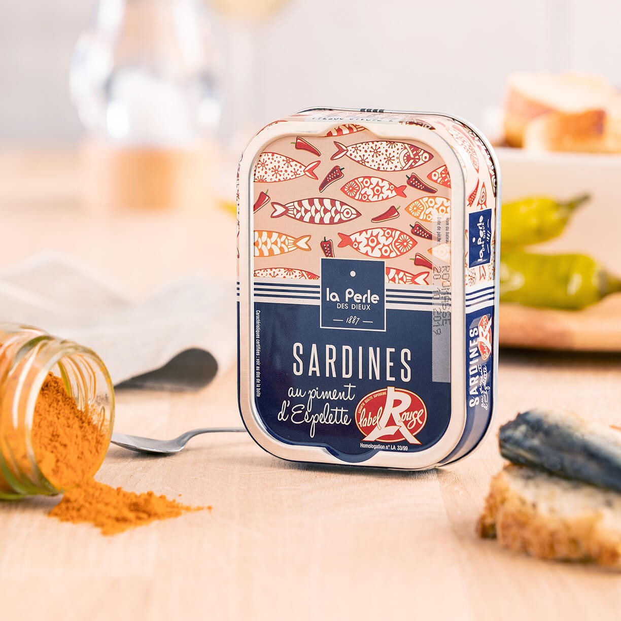 Toutes nos conserves de sardines artisanales haut de gamme de Saint-Gilles